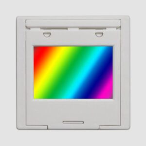 diffraction grating optical grate teaching demonstration transmission grating spectrophotometer holographic imaging 50x50mm (color : 50 lines 1mm, diameter : 50x50mm)