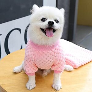 Dog Sweater Dog Sweaters for Small Medium Dogs Warm and Soft Dog Clothes for Small Dogs Boy or Girl Puppy Sweaters for Small Dogs Winter Pet Dog Cat Sweater Clothes