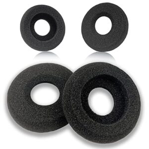 ear cushions for plantronics headset earpads replacement foam ear pad designed for plantronics hw251n hw261n hw510 hw520 blackwire c320 3210 3220 3320 jabra pro 920 biz 2300 gn2000 headphones (4 pack)