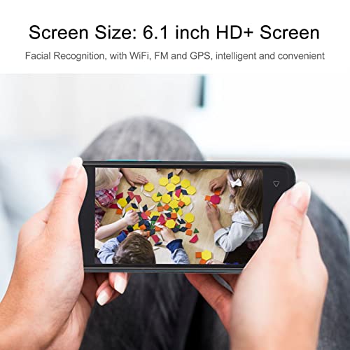 Unlocked Smartphone, Smartphone Face Recognition 12GB RAM 512GB ROM Expandable Memory 4G 5G HD Plus Office Screen Green