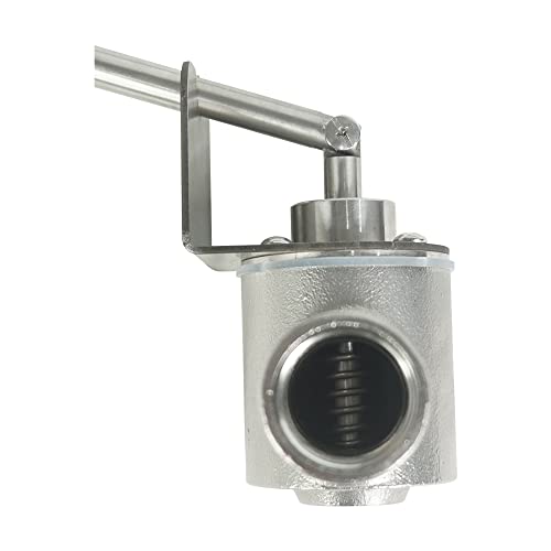 2PCS Beverage Dispensers Bottling Valve, No Drip Honey Gate Valve for Extractor, Honey Bottling Stainless Steel Faucet G3/4 BSP