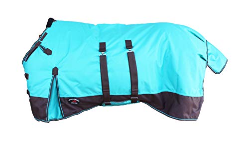 CHALLENGER 78" 1200D Turnout Waterproof Rain Horse Sheet Light Winter Blanket Bellyband 371B