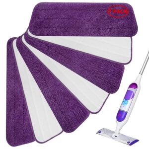 spray mops refill mop pads compatible with swiffer powermop -mexerris microfiber wet mops replacement heads floor mop pads reusable mop pads compatible with swiffer power mop all spray mops ,7 pcs