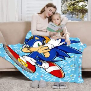 Cartoon Blanket,Ultra Soft Flannel Fleece Blanket Stylish Bedroom Living Room Sofa Warm Blanket for Family (Pic 2, 50 x 40 inches)