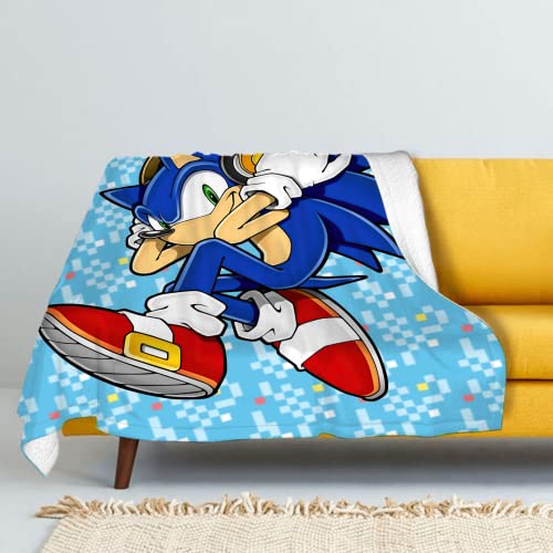 Cartoon Blanket,Ultra Soft Flannel Fleece Blanket Stylish Bedroom Living Room Sofa Warm Blanket for Family (Pic 2, 50 x 40 inches)