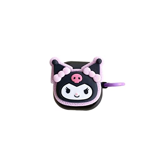 Case for Samsung Galaxy Buds Pro Case/Galaxy Buds 2 Case/Galaxy Buds Live Case, Shockproof Protective Samsung Earbuds Case Cover with Keychain for Women Girls (Cartoon Kawaii)