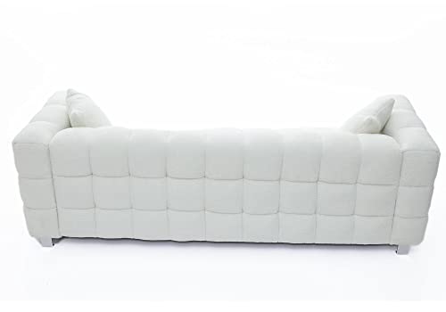 Akrenar 82" Modern Oversized Sofa, Sofas with Two Pillows, Couches for Living Room, Bedroom,Beige