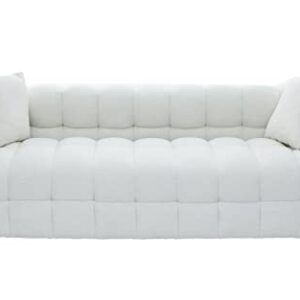 Akrenar 82" Modern Oversized Sofa, Sofas with Two Pillows, Couches for Living Room, Bedroom,Beige