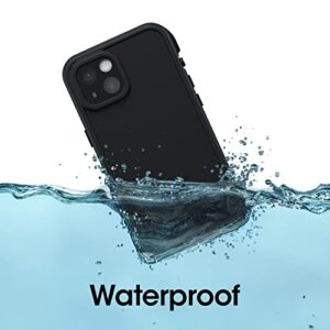 OtterBox FRĒ Series Waterproof Case with MagSafe (Designed by LifeProof) for iPhone 14 Plus - Black