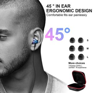 TITACUTE USB C Headphone Wired Earbuds for Samsung A53 A54 S23 S22 S21 S20 Galaxy Z Flip 5 Fold 4 in-Ear Noise Canceling Type C Earphone with Microphone for iPad 10 Pro Pixel 6 6a 7 7a OnePlus Rainbow