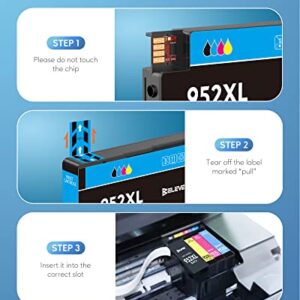 HEWHITE Compatible Ink Cartridge for 952xl Ink