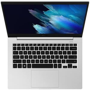 Samsung Galaxy Book Go 5G Laptop (256GB, 8GB RAM, Wi-Fi + 5G / 4G LTE) 14.0" Snapdragon 8cx Gen 2, GSM Unlocked Windows 11 Cellular Notebook w/ 180-Degree Hinge (Silver) (Renewed)