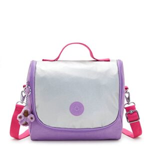 kipling new kichirou lunch bag purple candy bl