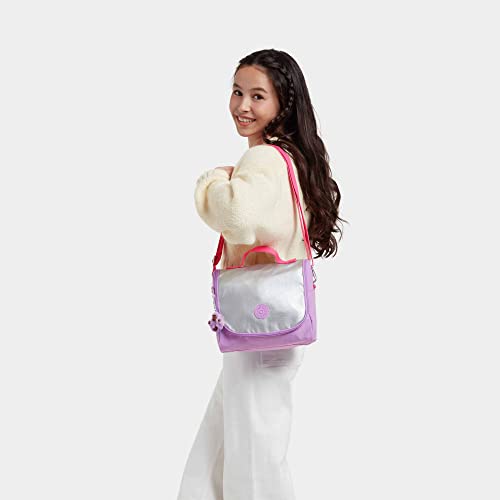 Kipling New Kichirou Lunch Bag Purple Candy Bl