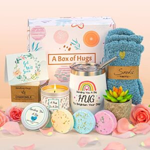 desiubmn get well soon gifts for women, sick and chemo care package for women, thinking of you gifts for women, get well soon gift basket, gifts for someone who is sick