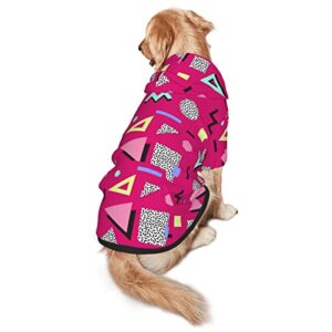 retro vintage 80s or 90s pet wear hoodies pet dog clothes puppy hoodies dog hoodies costumes pet sweater m