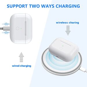 Murcycle Wireless Charging Case Replacement Compatible for AirPod Pro Charging Case, Only Air Pods Pro Charger Case with Pairing Sync Button, No Earbuds