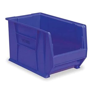 blue super size bin, 20"l x 12-3/8"w x 8"h