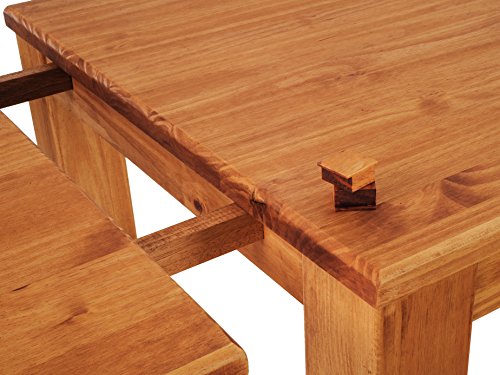 B.R.A.S.I.L.-Möbel TableChamp Bench Rio Solid Pine 70.9 Inch Honey Wood Oiled