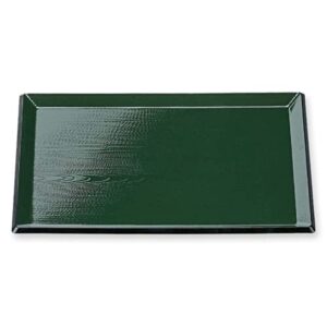 j-kitchens obon tray, rikyu bon, green, tenkuro, shaku 2, made in japan