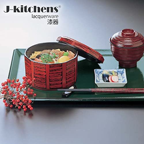 J-Kitchens Obon Tray, Rikyu Bon, Green, Tenkuro, Shaku 2, Made in Japan