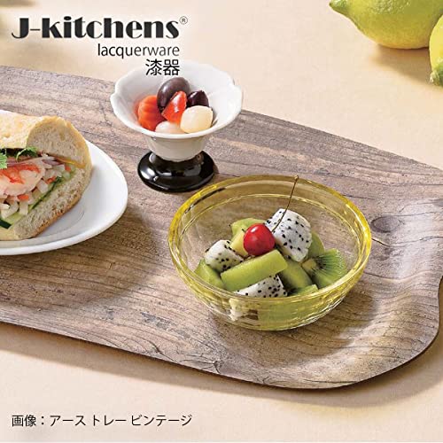 J-Kitchens Obon Tray, 12.2 inches (31 cm), Earth Tray, Graywood, 12.2 x 8.1 inches (31 x 20.6 cm), Made in Japan