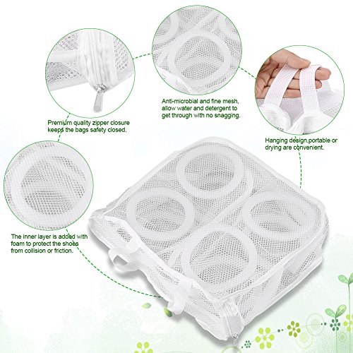 SOONHUA Nylon Mesh Washing Drying Bag wear Laundry Travel Storage izer0 Shoes Washing Bag Washing Bag Mesh Laundry Bag Mesh Washing Bag Mesh Laundry Bag Shoes Washing Bag Mesh Laundry Bag Laundry Wash