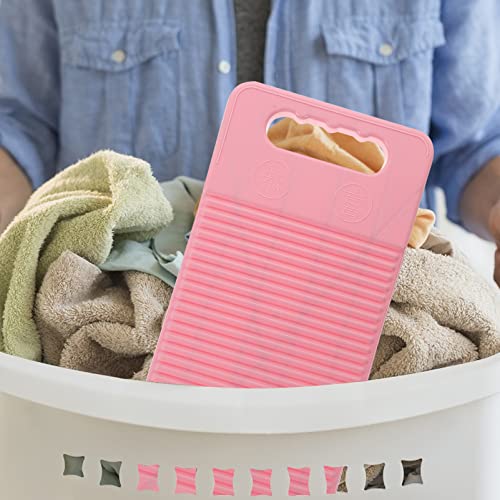 DOITOOL Baby Bathtub Washboard Washing Clothes Board Hand Wash Board Non-Slip Laundry Washboard Scrubbing Board Household for Students Clothes Clean Laundry Home Random Color