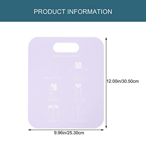 Alipis 2pcs Aid Household for Dress Ing Age Shirts Practical Stacking Retail Laundry or Sweaters Garment Clothes Pp Perfect Board Home Travel T-Shirt Folding Shirt Accessories Helper