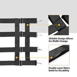 Harrison Howard Poly 4 Slat Stall Guard for Horses Black