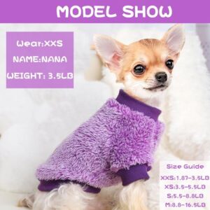 Dog Sweater Small Dog Sweater Dog Clothes for Small Dogs Girl Kitten Clothes Cat Sweater XXS Dog Clothes Puppy Clothes for Small Dogs Boy Puppy Clothes Extra Small Dog Clothes Xs 2 Pieces