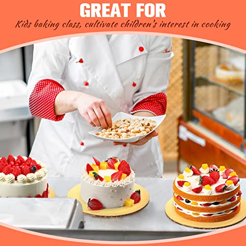 100 Pack Round Cake Boards 6'' Gold Circle Cake Base Cardboard Cake Rounds Grease Proof Disposable Cardboard for Baking Cake Pizza