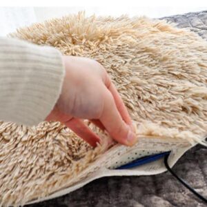 Pet Heating Pad Winter Warm, 40CM Indoor Electric Heated Pet Mat Small Animal Warm Mat