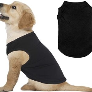 Spajoy Dog Shirts Puppy Dog Clothes Blank T-Shirt Tee Shirts for Large Medium Small Dogs Dogs Puppy T-Shirt Cotton Pet Clothing Puppies Doggy Vest Costume Puppy Shirt Pet Vest Tank Top Cat Tee