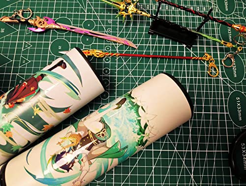 Kaedehara Kazuha Thermos Cup Genshin Impact Insulated Beverage Bottle Campus Style Students Sports Water Bottles