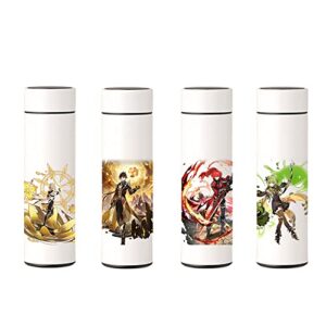 Kaedehara Kazuha Thermos Cup Genshin Impact Insulated Beverage Bottle Campus Style Students Sports Water Bottles