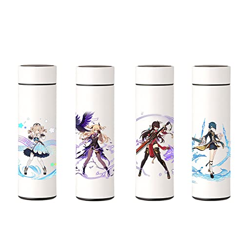 Kaedehara Kazuha Thermos Cup Genshin Impact Insulated Beverage Bottle Campus Style Students Sports Water Bottles