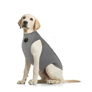 neoally upgraded dog surgical recovery suit cone alternative onesie post surgery wear protects abdominal wounds and skin anti licking, aids hot spots, and provides anti anxiety relief - l