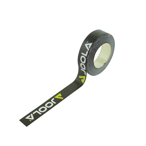 JOOLA Pickleball Paddle Edge Tape - Protects Edge Guard & Covers Lead Tape for Pickleball Paddles - Black, Fits Any Brand & Most Sizes of Pickleball Rackets - 5 Meter Extra Long Roll for 6 Racquettes