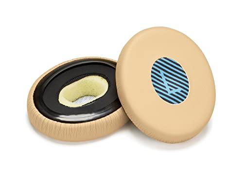 Premium Replacement SoundLink On-Ear Beige Ear Pads Cushions Compatible with Bose SoundLink On-Ear Wireless BH1 Headphones Bose On-Ear 2 (OE2) and Bose SoundTrue On-Ear Headphones. Great Comfort