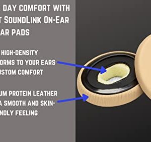 Premium Replacement SoundLink On-Ear Beige Ear Pads Cushions Compatible with Bose SoundLink On-Ear Wireless BH1 Headphones Bose On-Ear 2 (OE2) and Bose SoundTrue On-Ear Headphones. Great Comfort