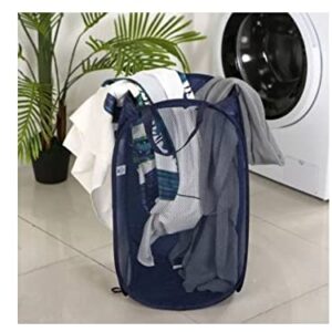 Laundry Pop-up Hamper Dirty Clothes Basket With Carry Handles Durable Fabric Collapsible Design for Clothes 2 Pack