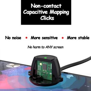 Auto Screen Clicker For IOS and Android:Phone Automatic Tapper,Simulated Finger Continuous Clicking, Adjustable Speed Physical Clicker With 5 Heads， Suitable for Games, Live Broadcasts, Reward Tasks（1 Second Clickest 35 Times）