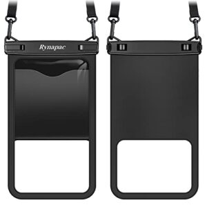 [Up to 10"] Large Waterproof Phone Pouch Bag - 2Pack, Waterproof Case Compatible with iPhone 14 Pro Max/13/12/11/XR/X/SE/8/7,Galaxy S22/S21 Google, IPX8 Cellphone Dry Bag Beach Vacation Essentials