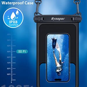 [Up to 10"] Large Waterproof Phone Pouch Bag - 2Pack, Waterproof Case Compatible with iPhone 14 Pro Max/13/12/11/XR/X/SE/8/7,Galaxy S22/S21 Google, IPX8 Cellphone Dry Bag Beach Vacation Essentials