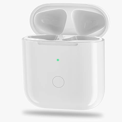 Wireless Charging Case Replacement for Airpods 1 & 2 Generation (Warm White)