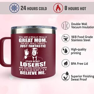 Christmas Gifts for Mom, Women, Wife - Mom Christmas Gifts - Gifts for Mom from Daughter, Son, Kids - Mom Gifts - Birthday Gifts for Mom, Mother - Mom Birthday Gifts - Mother Daughter Gift 14 Oz Mug