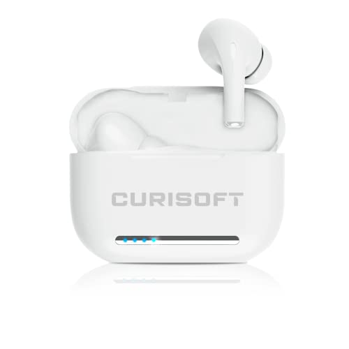 Curisoft True Wireless Earbuds - in-Ear Wireless Headphones, with Microphone, Touch Control