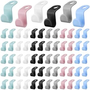 300 pcs clothes hanger connector hooks hanger extender clips heavy duty cascading hangers plastic hanger hooks space saver for closet space saving connection hooks coat outfit organizer (fresh colors)