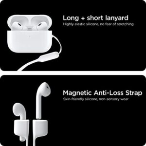 𝟐𝟎𝟐𝟑 𝗡𝗘𝗪 for AirPods Pro Accessories Anti-Lost Combo, AirPods Pro 2 Lanyard Bluetooth Headphones Soft Silicone Magnetic Anti-Loss Strap, Sports Lanyard, Neck Cord